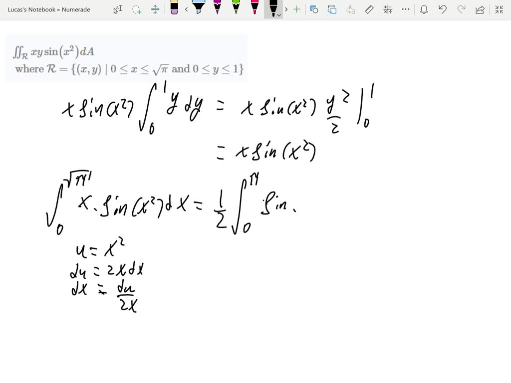 SOLVED:Write each of the following double integrals as iterated ...
