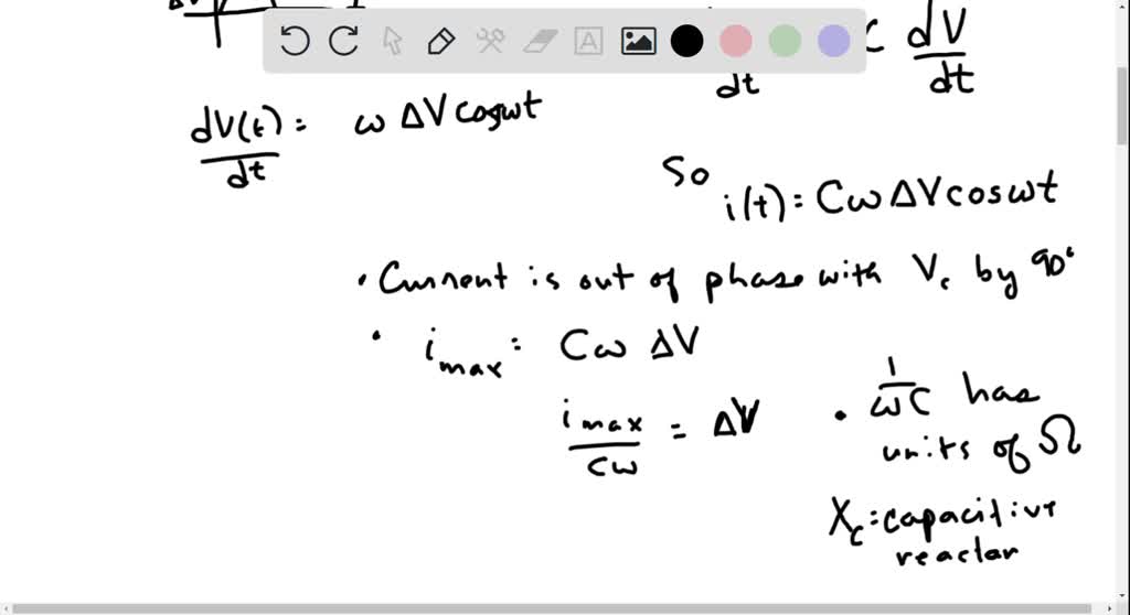 ⏩SOLVED:What is the maximum current in a 2.20-μF capacitor when it ...