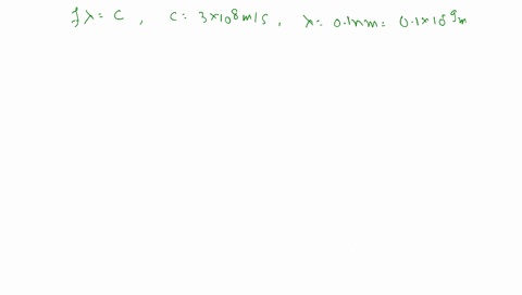 ⏩SOLVED:X-rays are electromagnetic waves with very short… | Numerade