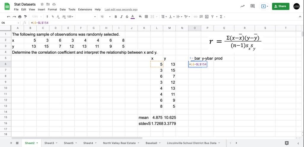 Solved Determine The Coefficient Of Correlation And The Coefficient Of