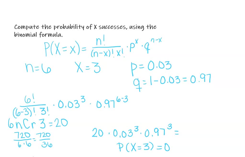 Consider A Binomial Random Variablewith N 6 And P SolvedLib