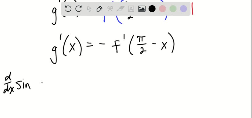Solved The Co In Cosine Comes From Complementary Since The
