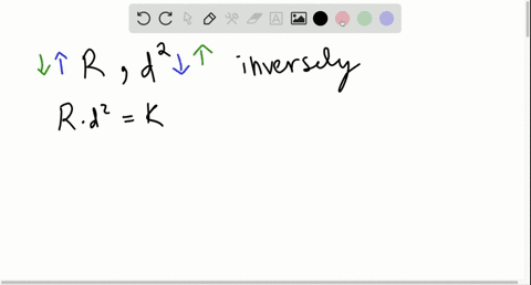SOLVED:The electrical resistance R of a wire varies inversely as the square of its diameter d ...