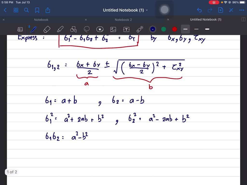 SOLVED:A material is subjected to plane stress. Express the distortion ...
