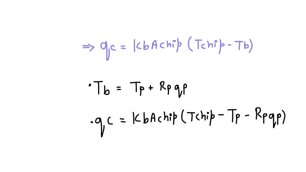 SOLVED:A simplified representation for cooling in very large-scale integration (VLSI) of ...