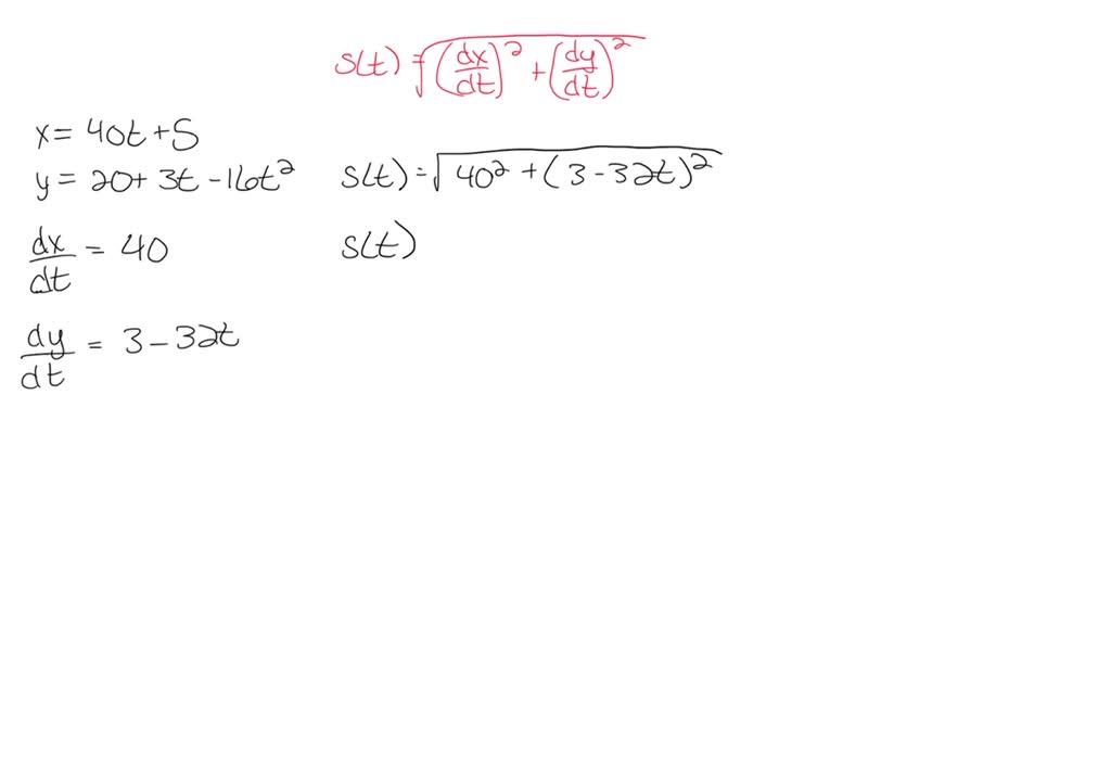 ⏩SOLVED:Parametric equations for the position of an object are… | Numerade ⏩SOLVED:Parametric equations for the position of an object are… | Numerade