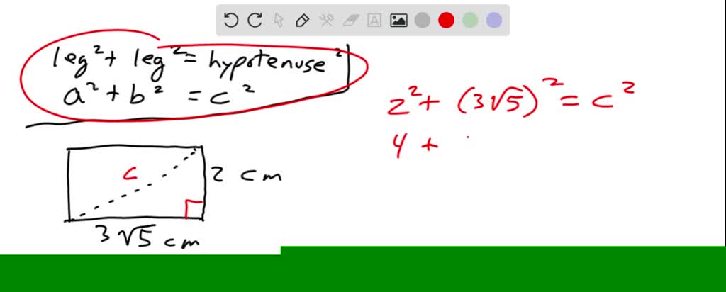SOLVED:Write an equation and solve. The length of a rectangle is 3 √(5 ...