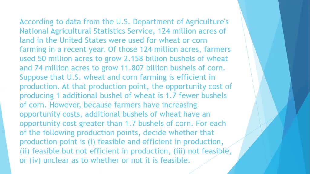 SOLVED:Multistage program It is typical in farming to implement crop ...