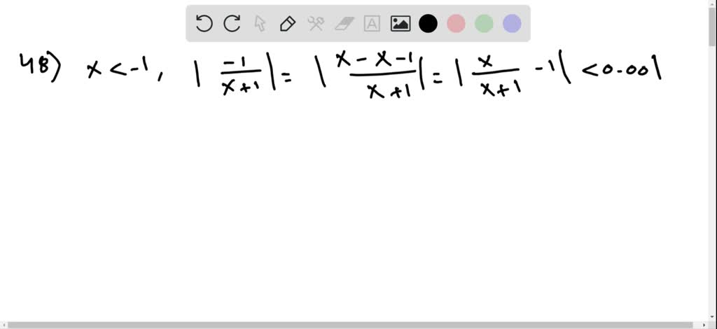 SOLVED:A positive number \epsilon and the limit L…