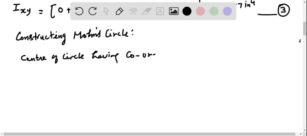 SOLVED:Solve Prob. 10-82 using Mohr's circle.