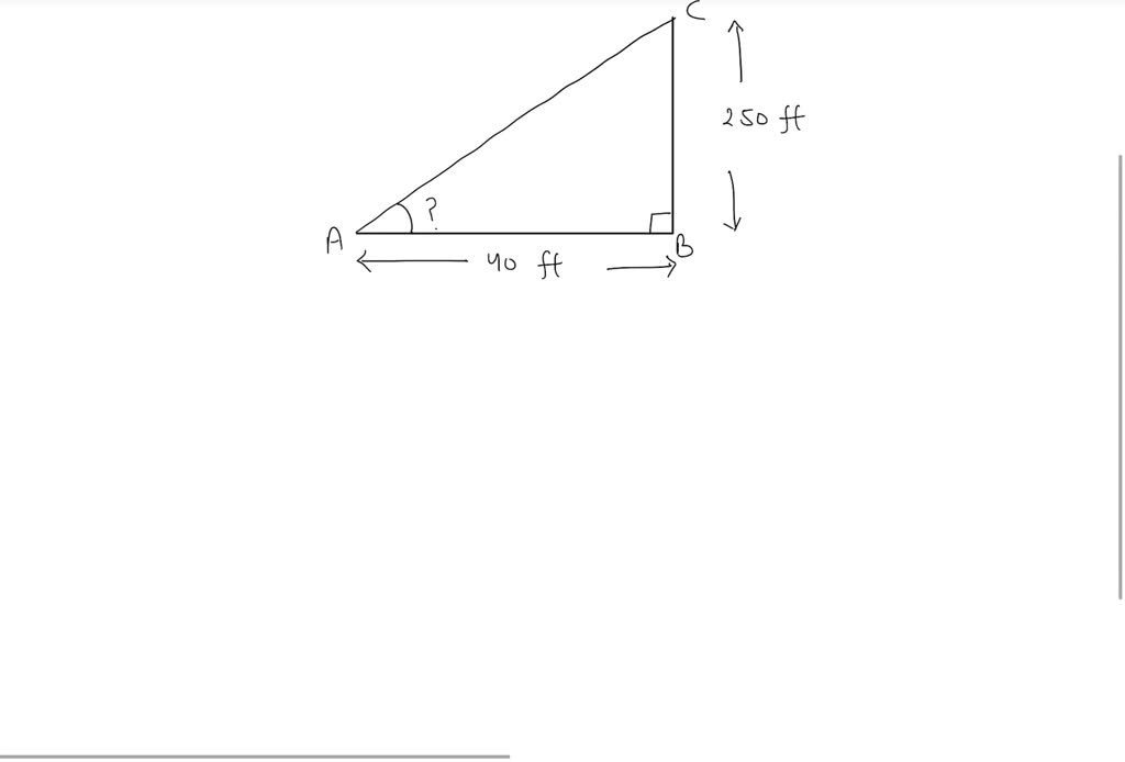 SOLVED: A building that is 250 feet high casts a shadow 40 feet long ...