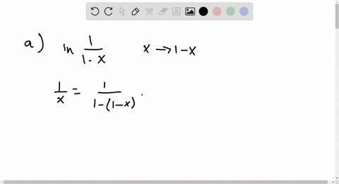SOLVED:(a) Use a known Maclaurin series to find the Taylor series of 1 / x about x=1 by ...