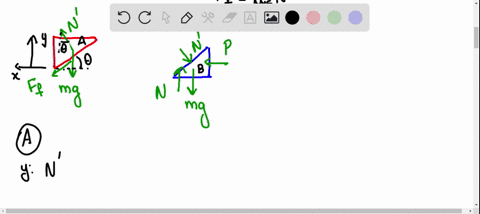 SOLVED:Blocks A and B each have a mass m . Determ…