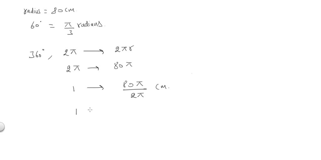 Solved The Radius Of A Wheel Rolling On The Ground Is 80 Centimeters