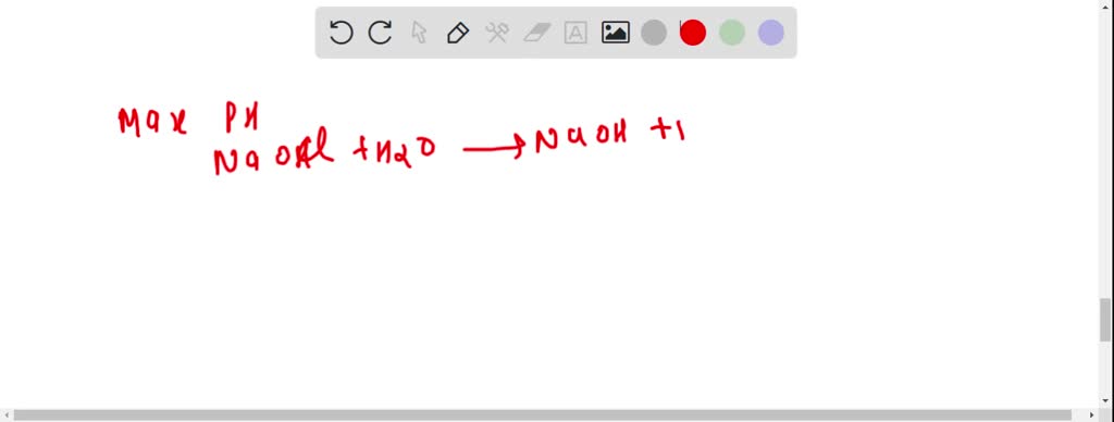 SOLVED: Which has maximum pH in aqueous solution? (1) NaClO (2) NaClO2 ...