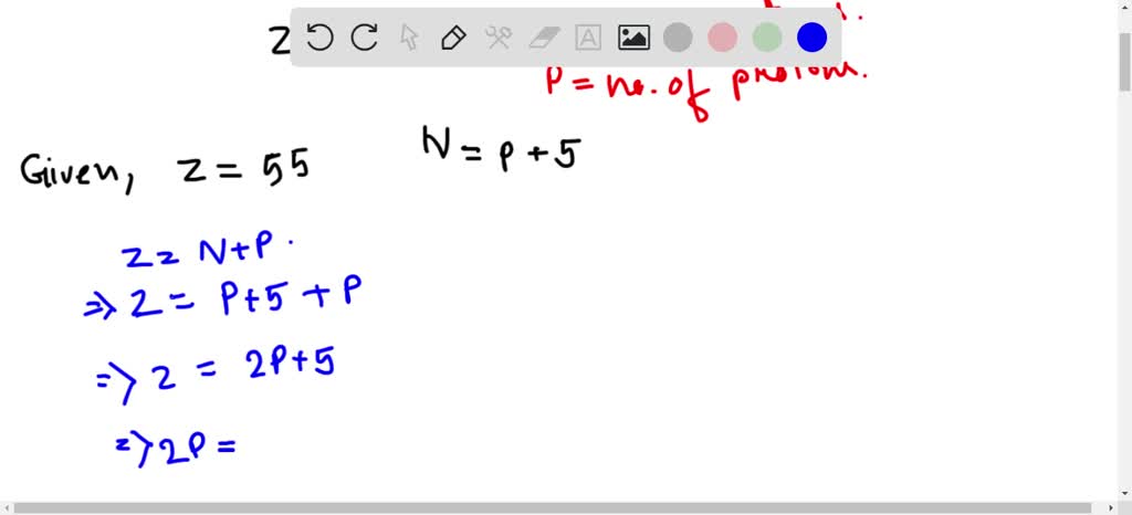 Challenge An atom has a mass number of 55. Its number of neutrons is ...