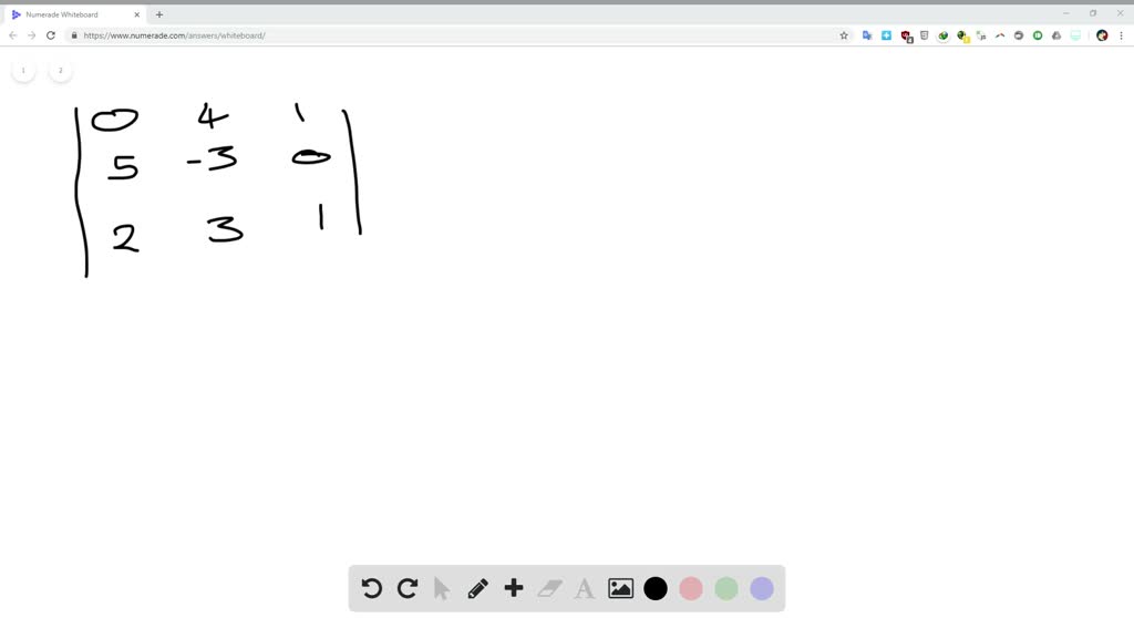 SOLVED:Compute the determinants in Exercises 1-8 using a cofactor ... SOLVED:Compute the determinants in Exercises 1-8 using a cofactor ...