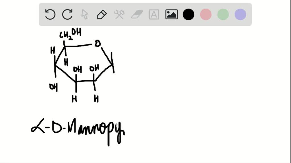 SOLVED:D-Mannose exists in aqueous solution as a mixture of α-D ...