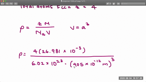 SOLVED:Cobalt has a hexagonal close-packed structure with a= 250.7 pm . What is its density?