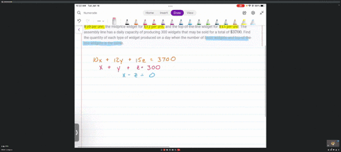 ⏩SOLVED:A small company has an assembly line that produces three ...