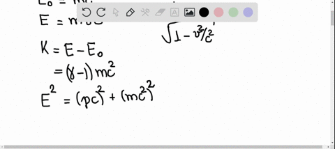 SOLVED:A particle of rest energy m c^{2} is moving with speed v in the positive x direction. The ...