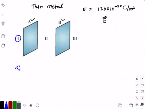 In Fig 23 24 Two Large Thin Metal Plates Are Parallel And Close To