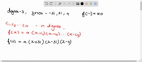 SOLVED: Ejercicios 1 al 6: encuentra un polinomio f(x) de grado 3 que ...