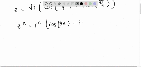 SOLVED:Find the result of each expression using De Moivre's theorem. Write the answer in ...