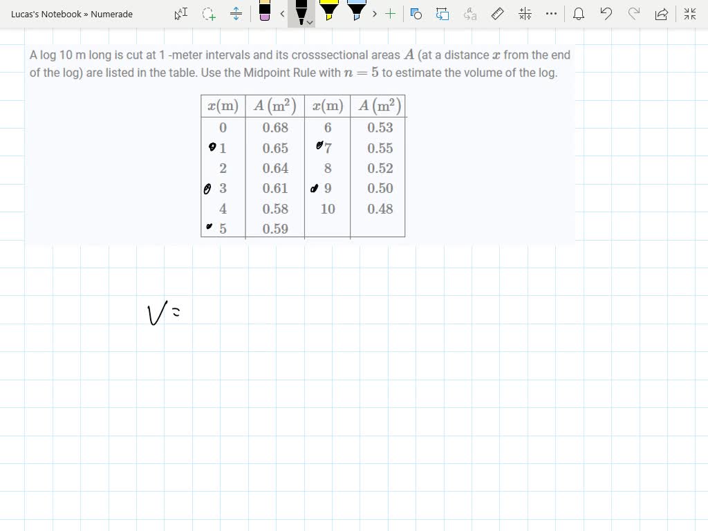 SOLVED: A log 10 m long is cut at 1 -meter intervals and its ...