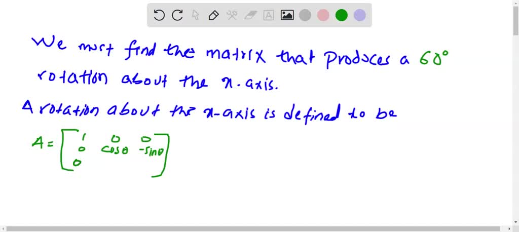 SOLVED:Find the transformation matrix that rotates the axis x3 of a ...