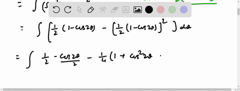 SOLVED:Evaluate the integral using methods employed in Examples 4 and 5. ∫cos^2 θsin^2 θd θ