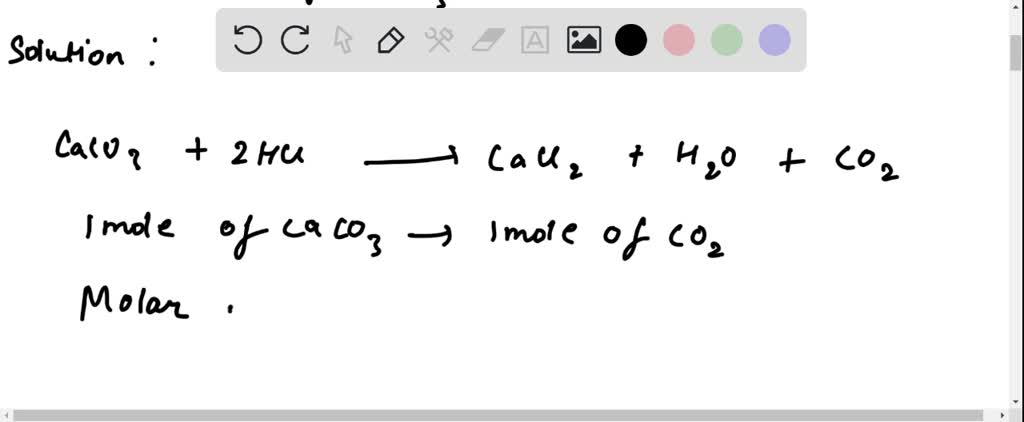 SOLVED:10 g of a piece of marble was put into excess of dilute HCl acid ...