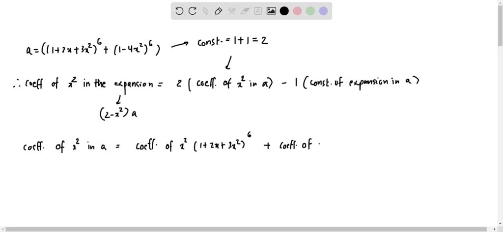 The coefficient of x^2 in the expansion of the product (2-x^2) ·((1+2 ...