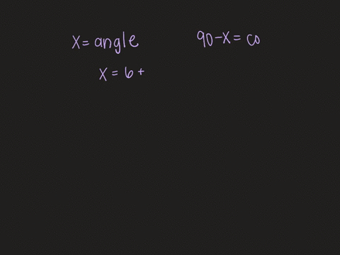 SOLVED:Multi-Step An angle's measure is 6 degrees more than 3 times the measure of its ...