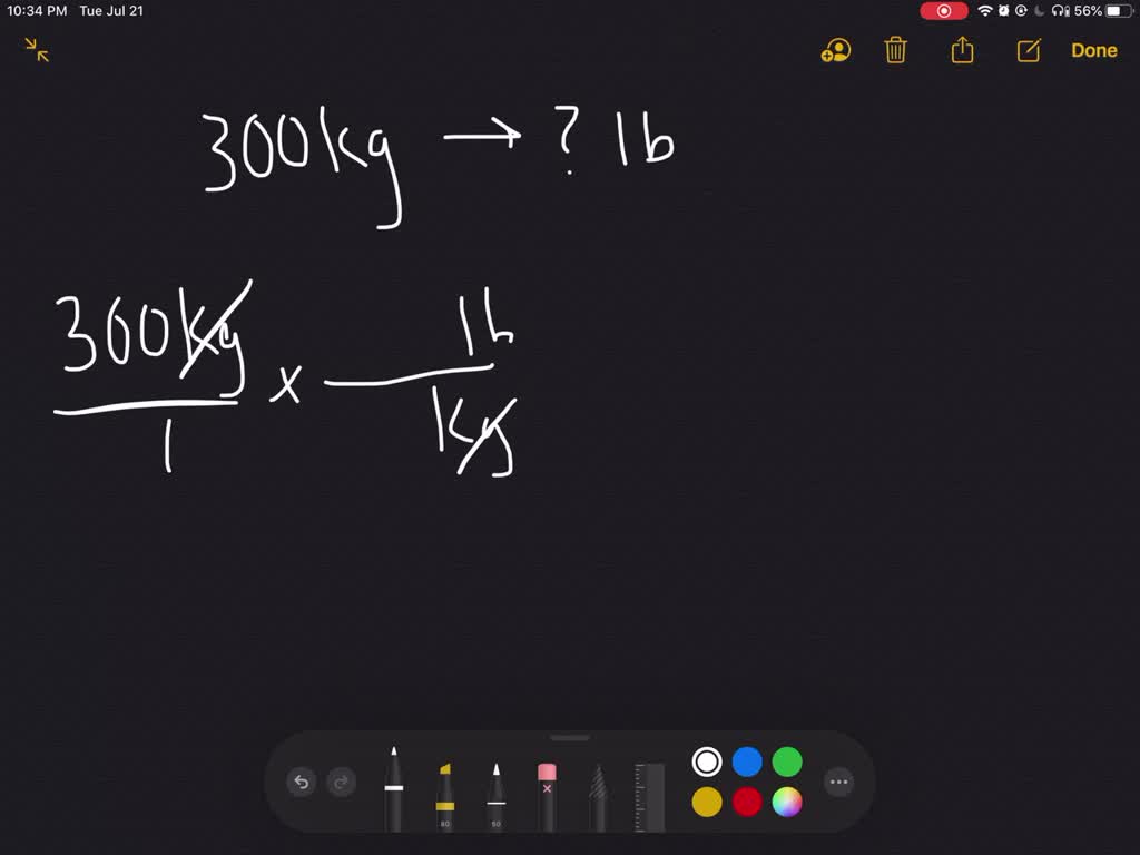 ⏩SOLVED:Perform each conversion. 300 kilograms to pounds | Numerade
