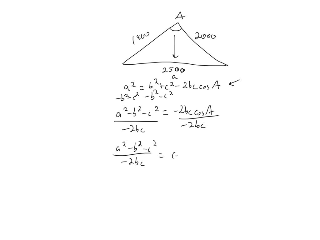 A walking trail is laid out in the shape of a triangle. The lengths of ...