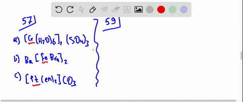 SOLVED:Give the coordination number of the metal ion and the number of ...