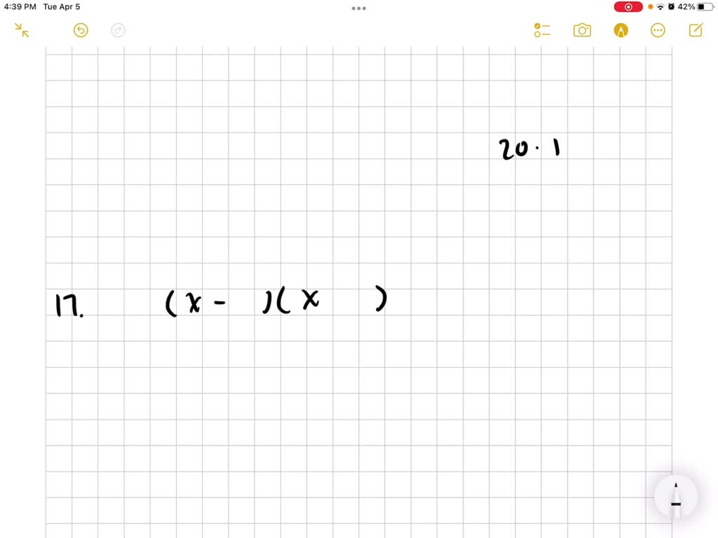 SOLVED Factor Completely X 2 3 X 20