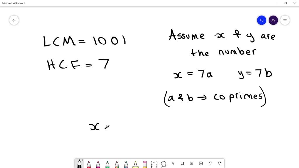 The LCM and the HCF of two numbers are 1001 and 7 respectively. How ...
