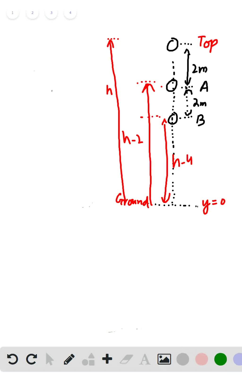A 5.76-kg rock is dropped and allowed to fall freely. Find the initial ...