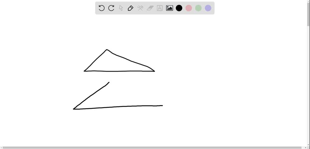 SOLVED:Construction Draw a triangle. Use the SSS Congruence Conjecture ...