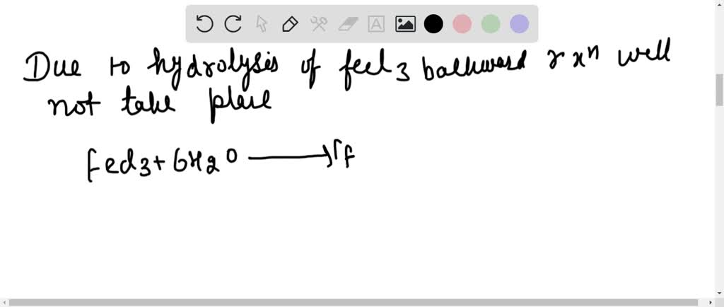 SOLVED:The reaction which proceeds in the forward direction is (a) Fe2 ...