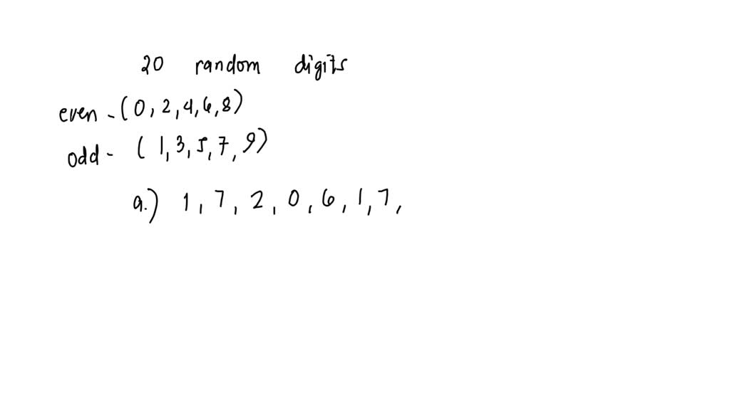 SOLVED:As subjects arrive to participate in an experiment, tables of ...