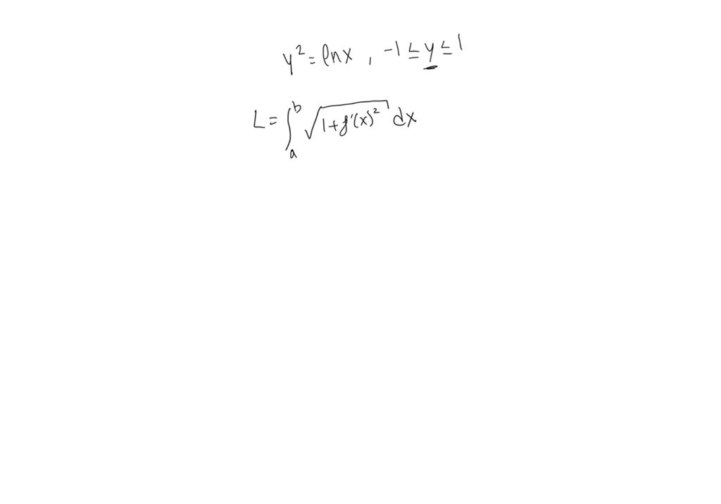 SOLVED:Set up, but do not evaluate, the integrals for the lengths of the following curves: y=x^2 ...