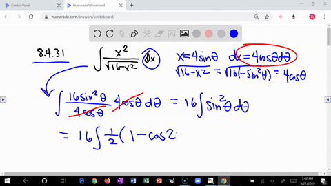 SOLVED:Trigonometric substitutions Evaluate the following integrals using trigonometric ...