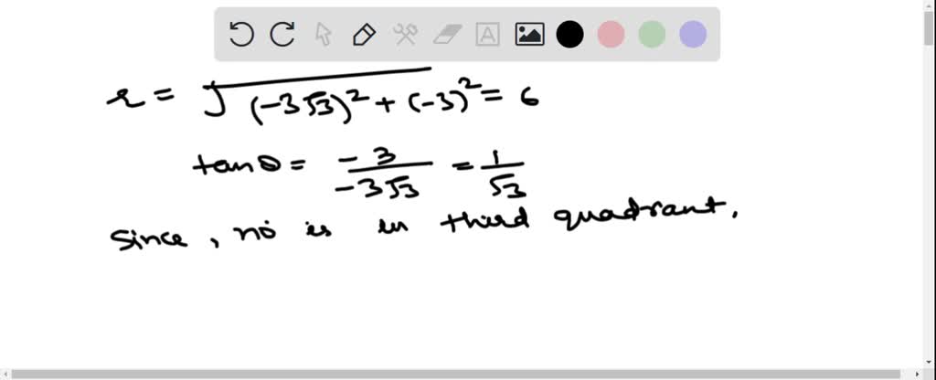⏩SOLVED:Write the complex number in polar form with argument θ, such… | Numerade