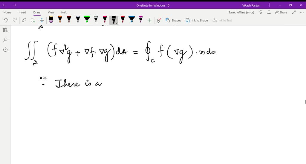 SOLVED:Use Green's Theorem in the form of Equation 13 to prove Green's ...