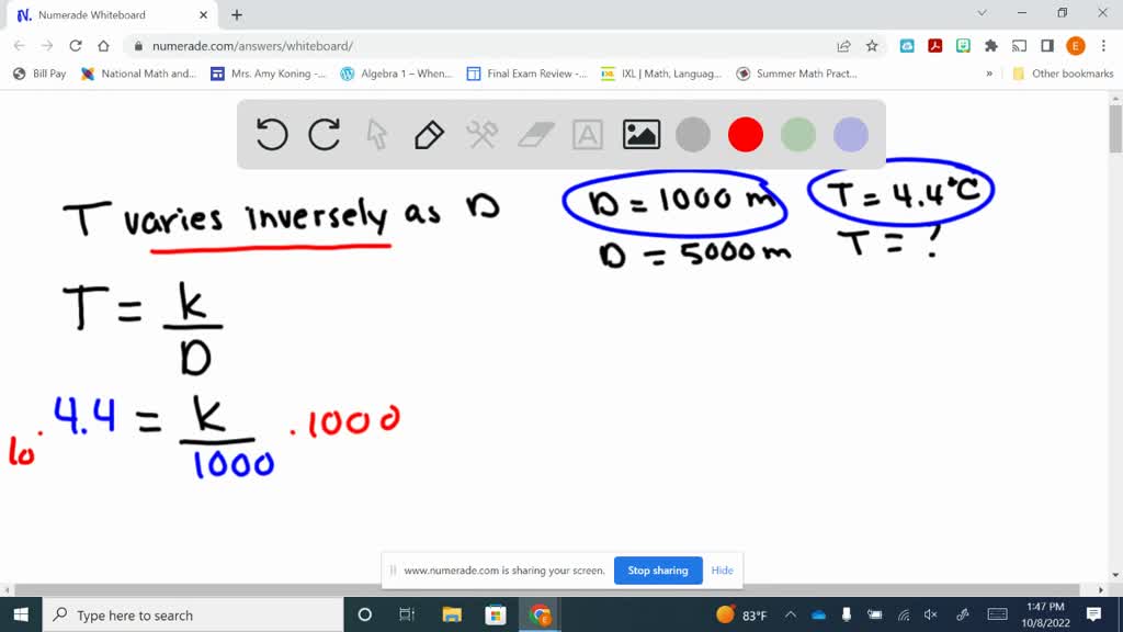 ⏩SOLVED:Use the four-step procedure for solving variation problems… | Numerade