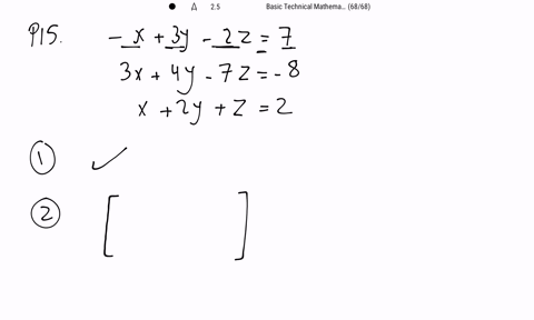 SOLVED:Solve the given systems of equations using the reduced row ...