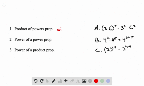 Multiplication Properties Of Exponents Answers